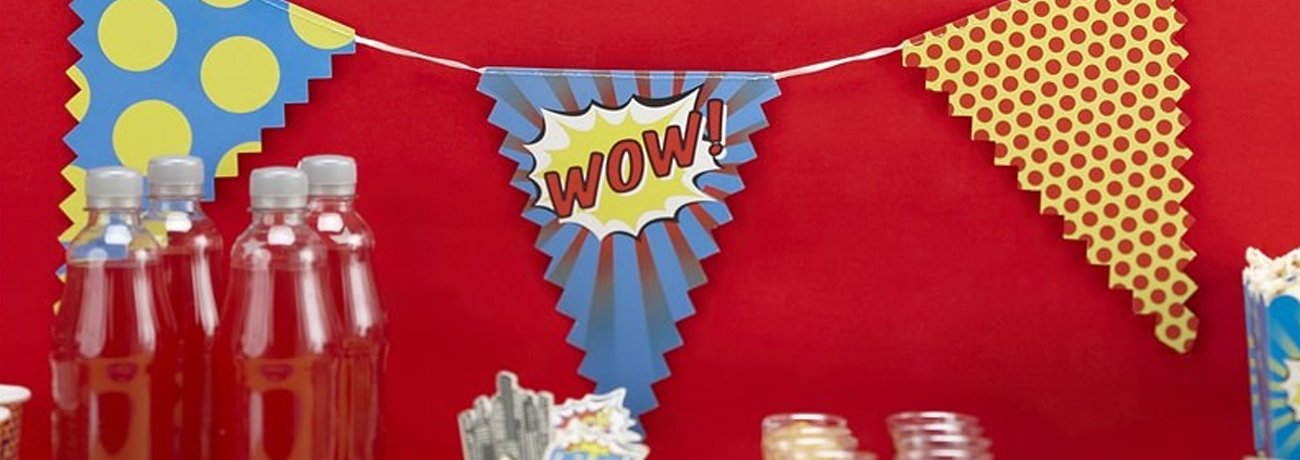 Superhero Decorations & Tableware | Value Packs | Party Packs