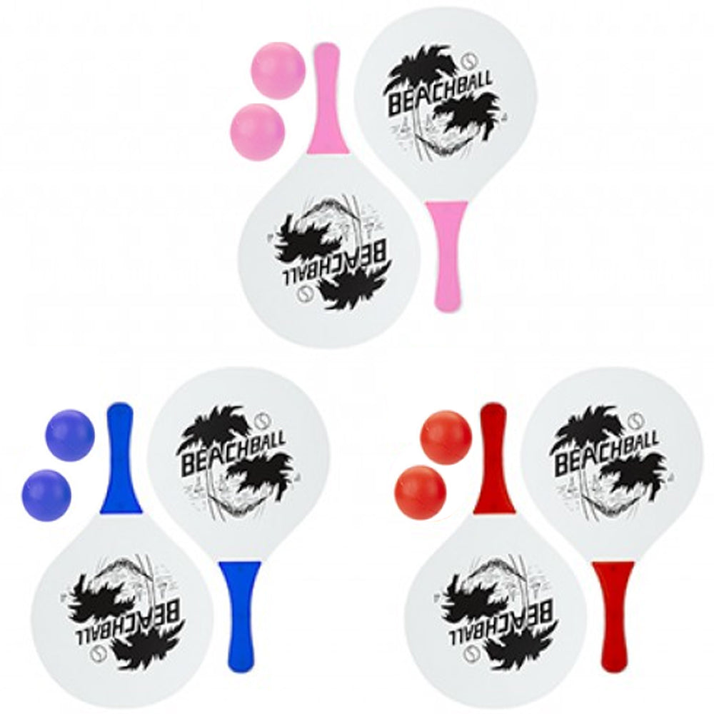 Beach Paddle Bat and Ball Set Jumbo - Assorted Colours - 38cm x 23.5cm – Party Packs