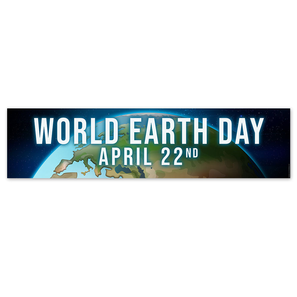 Earth Day Banner 1.2m | Party Packs UK