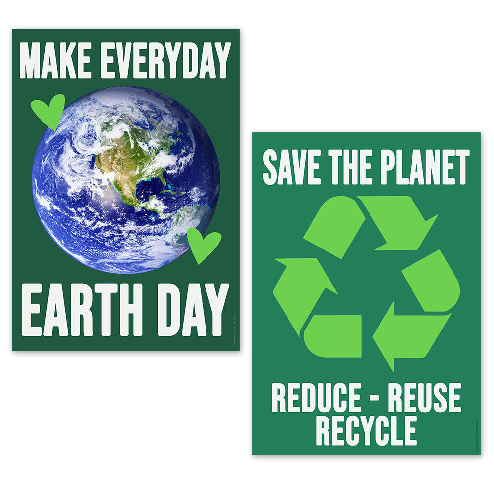 Earth Day Poster Pack Pack of 2 A3 | Party Packs UK