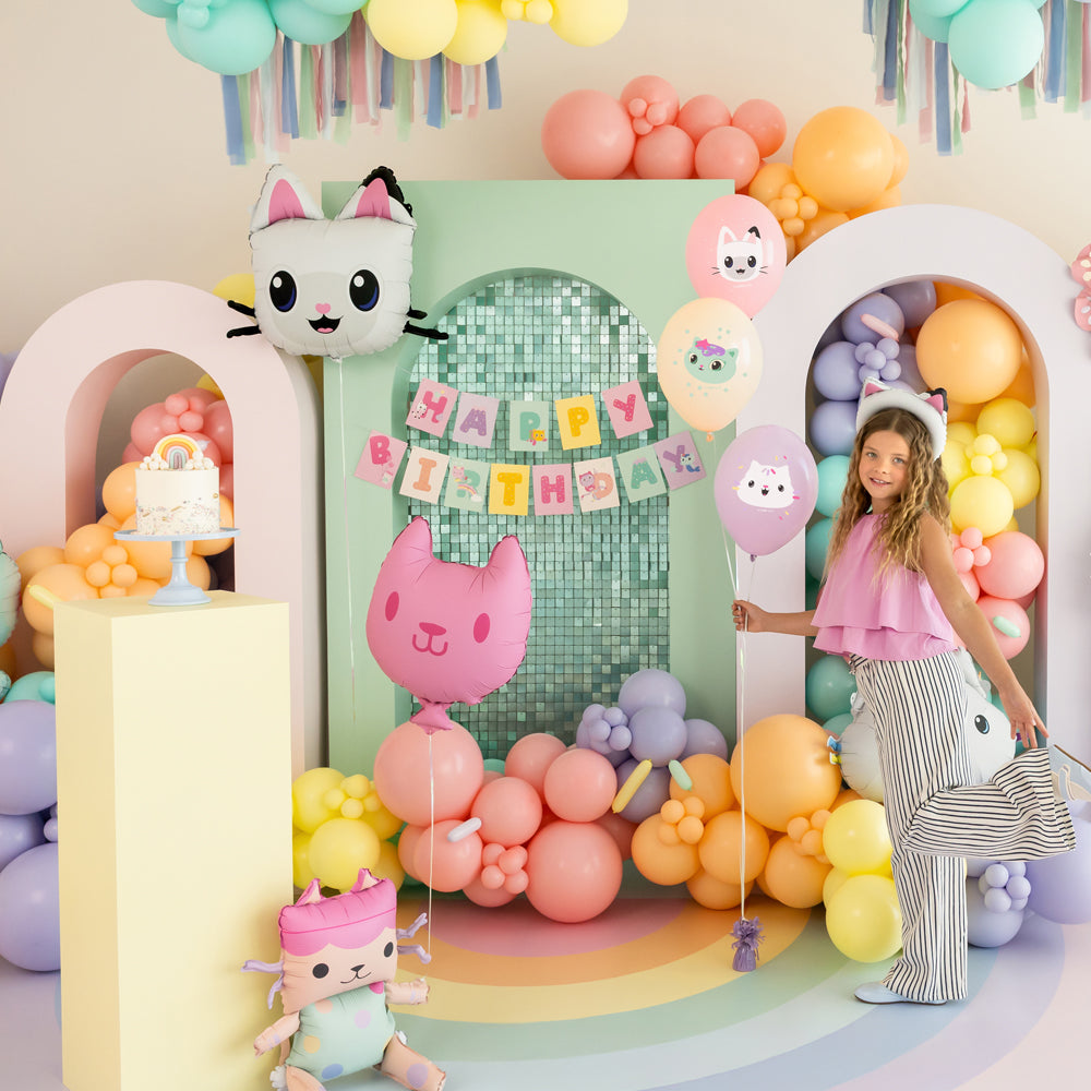 Gabby's Dollhouse Happy Birthday Banner 180cm | Party Packs