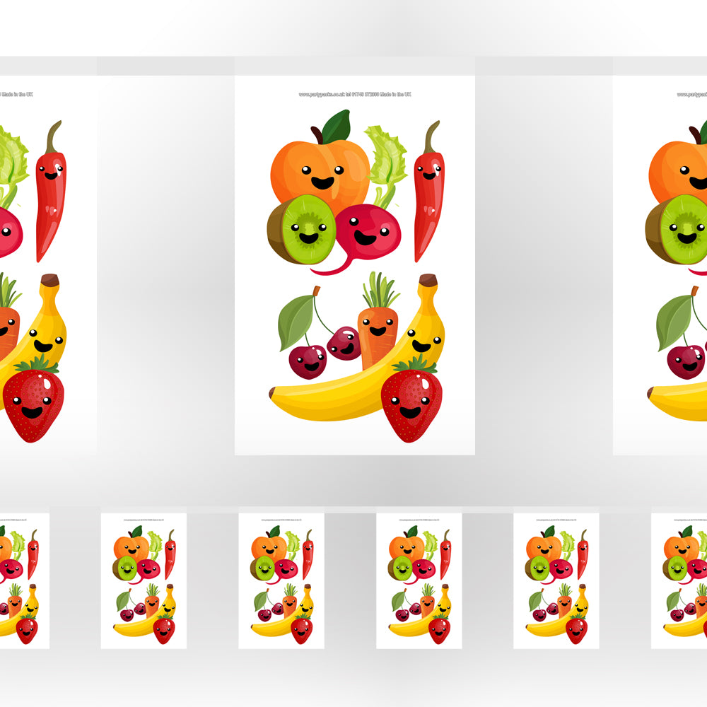 Healthy Eating Paper Flag Bunting Decoration | Party Packs