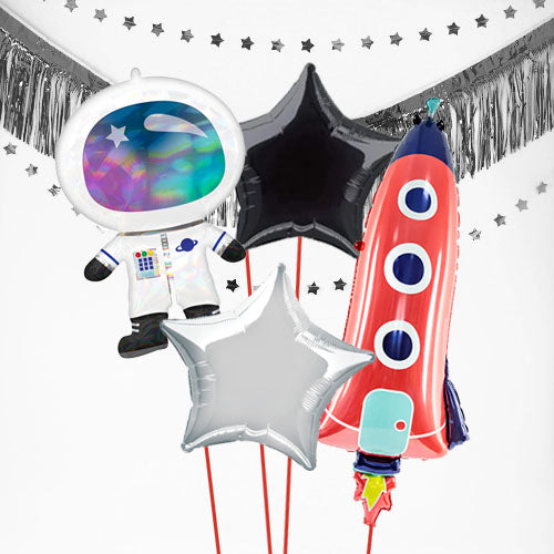 Inflated Outer Space Balloon Bundle in a Box | Party Packs