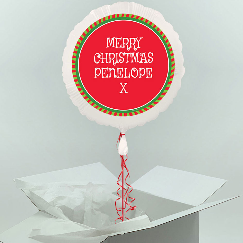 Personalised Mean Green Christmas Balloon in a Box | Grinch Photo ...