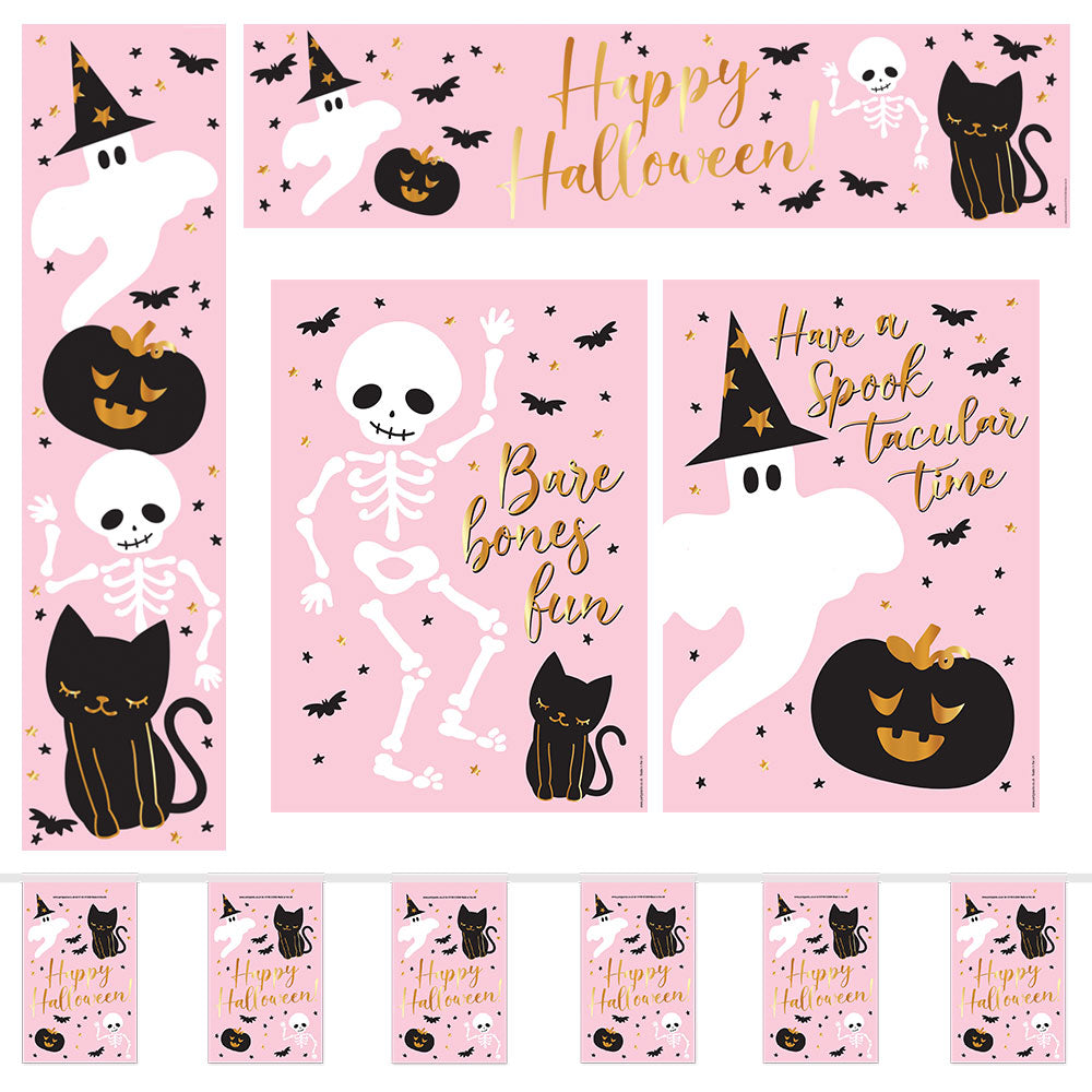 Pink Halloween Paper Decoration Party Pack | Party Packs