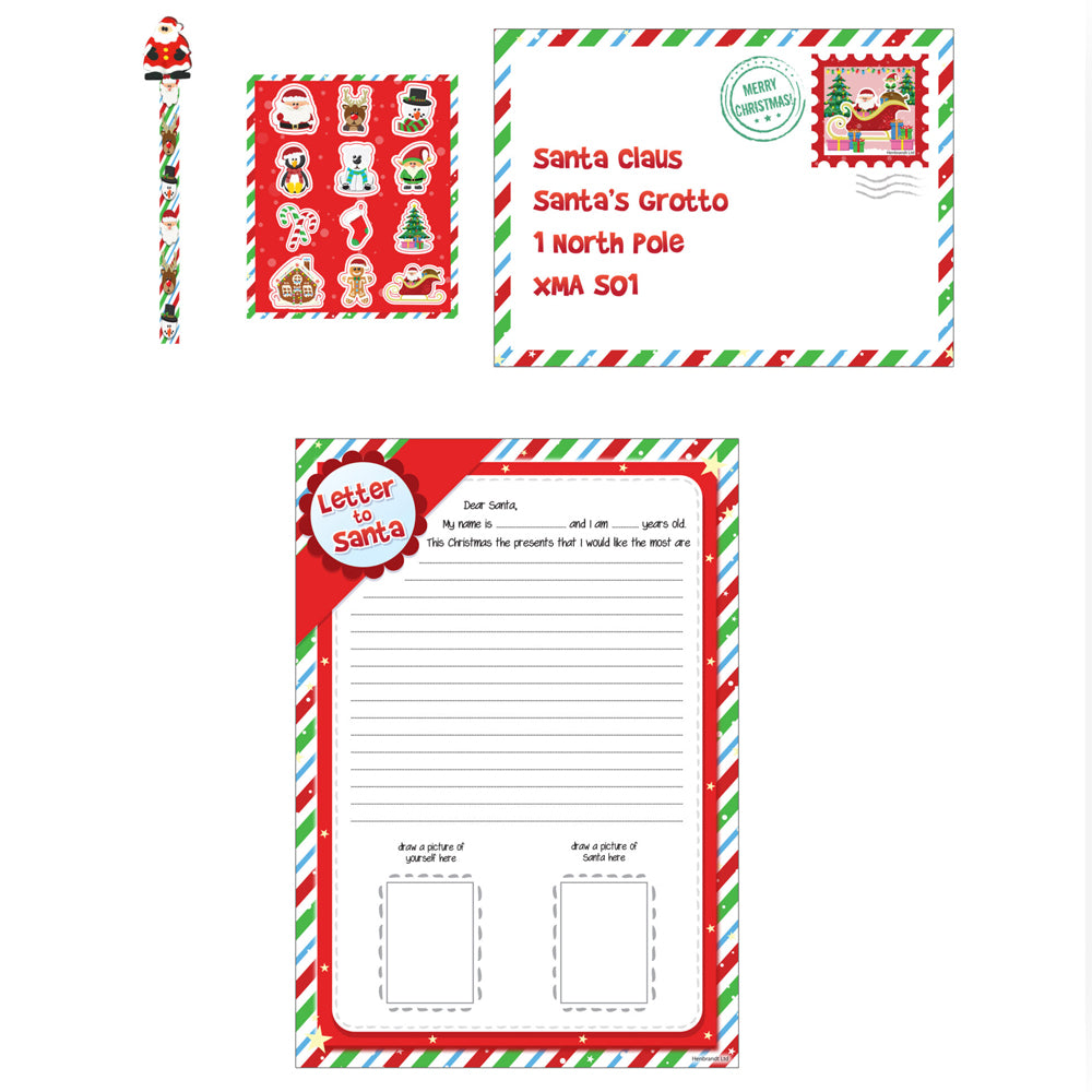Christmas Letter to Santa Writing Kit | Party Packs