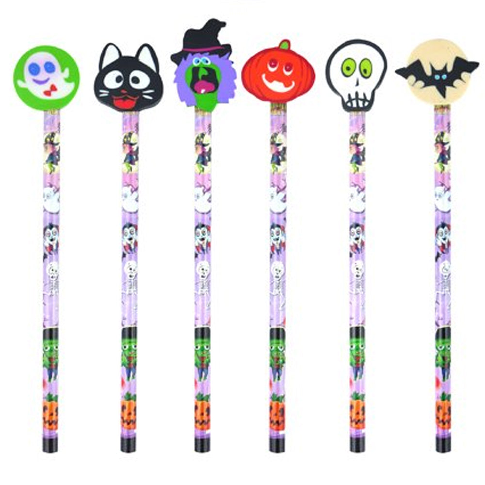 Halloween Pencils With Eraser - Each – Party Packs