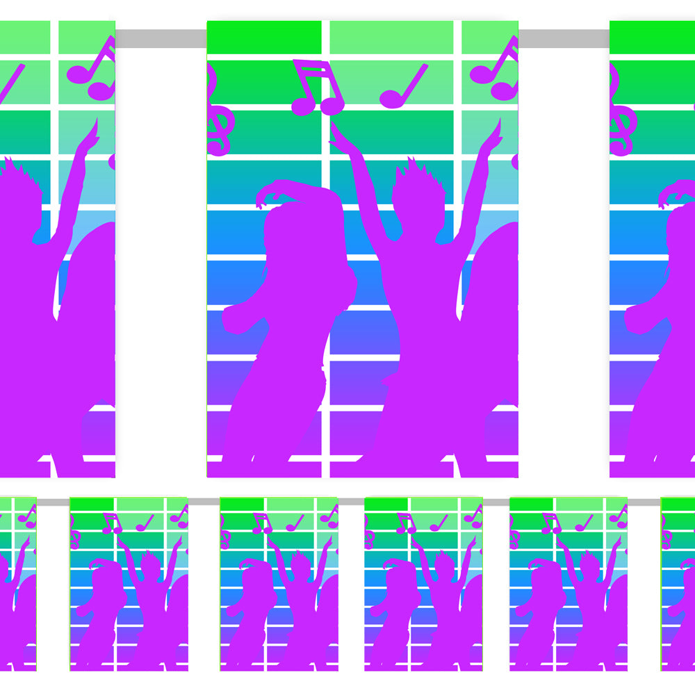 Music Themed Paper Bunting - 2.4m – Party Packs