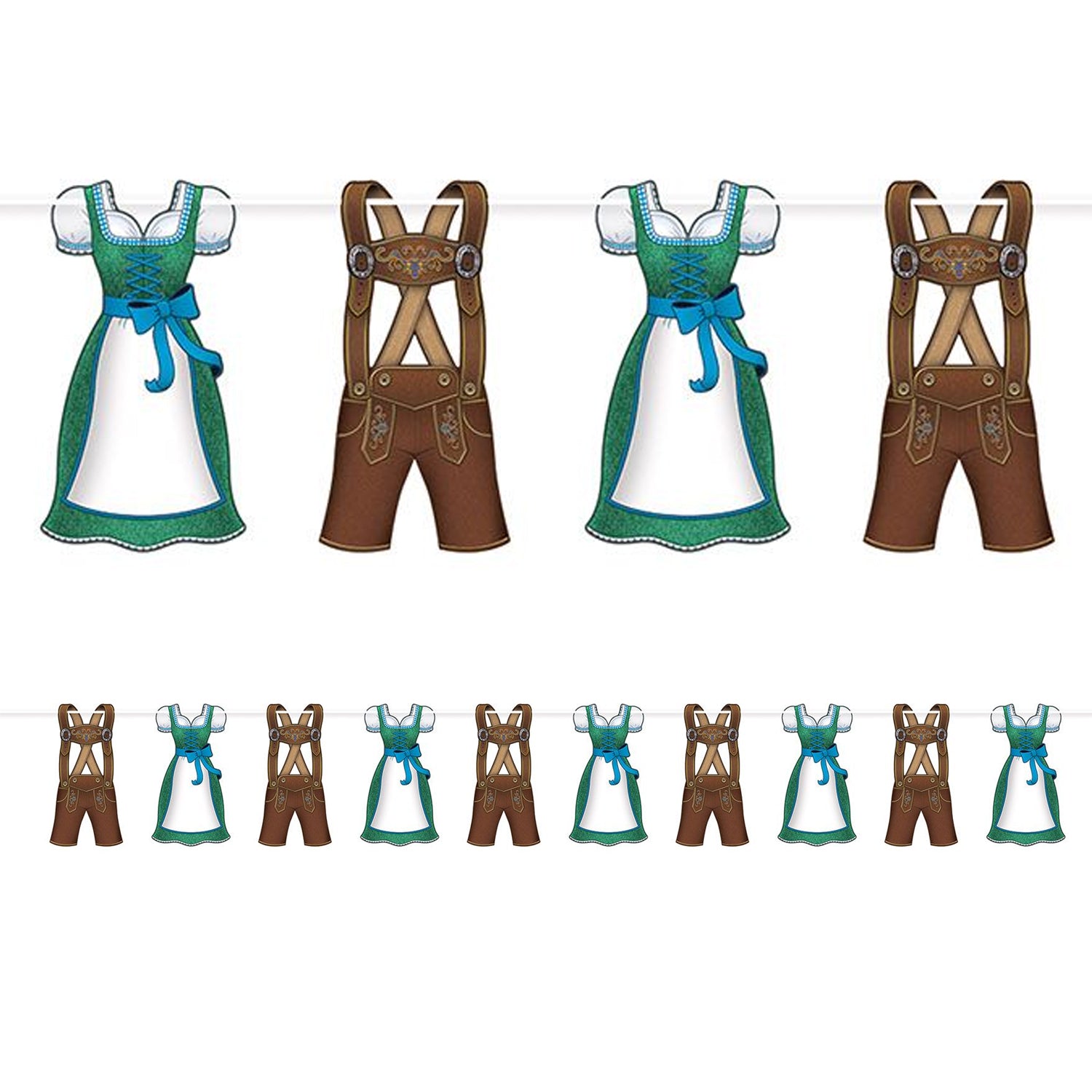 Oktoberfest German Beer & Pretzel Banner - Decorations | Party Packs