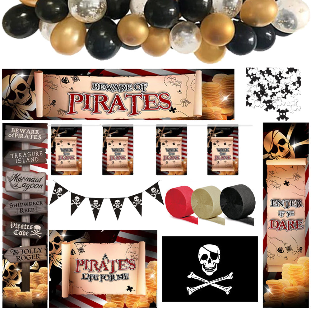 Pirate Decoration Pack – Party Packs