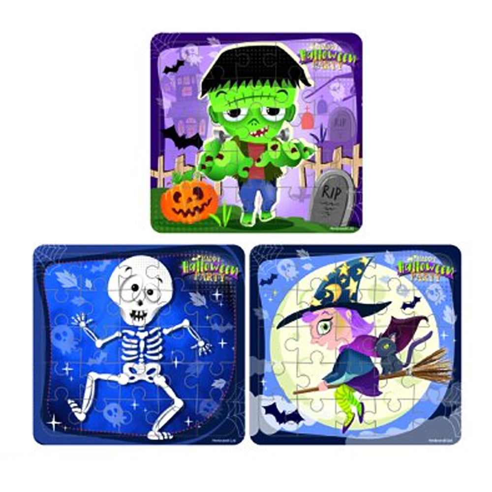 Halloween Puzzle - 13cm - 3 Assorted - Each – Party Packs
