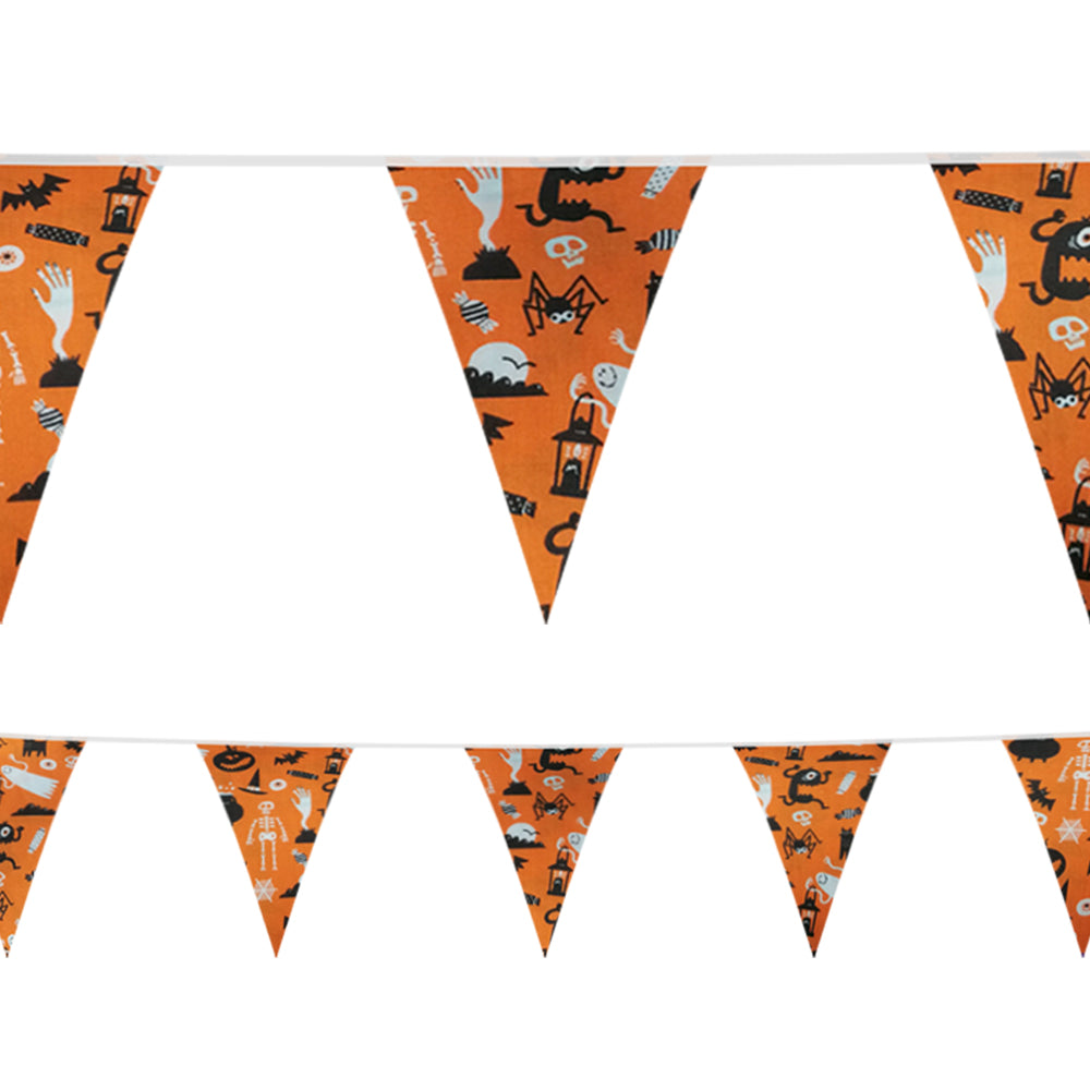 Halloween Ghosts & Ghouls Fabric Bunting - 4m | Party Packs