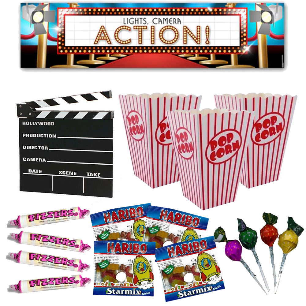 Movie Night Kit With Free Banner – Party Packs