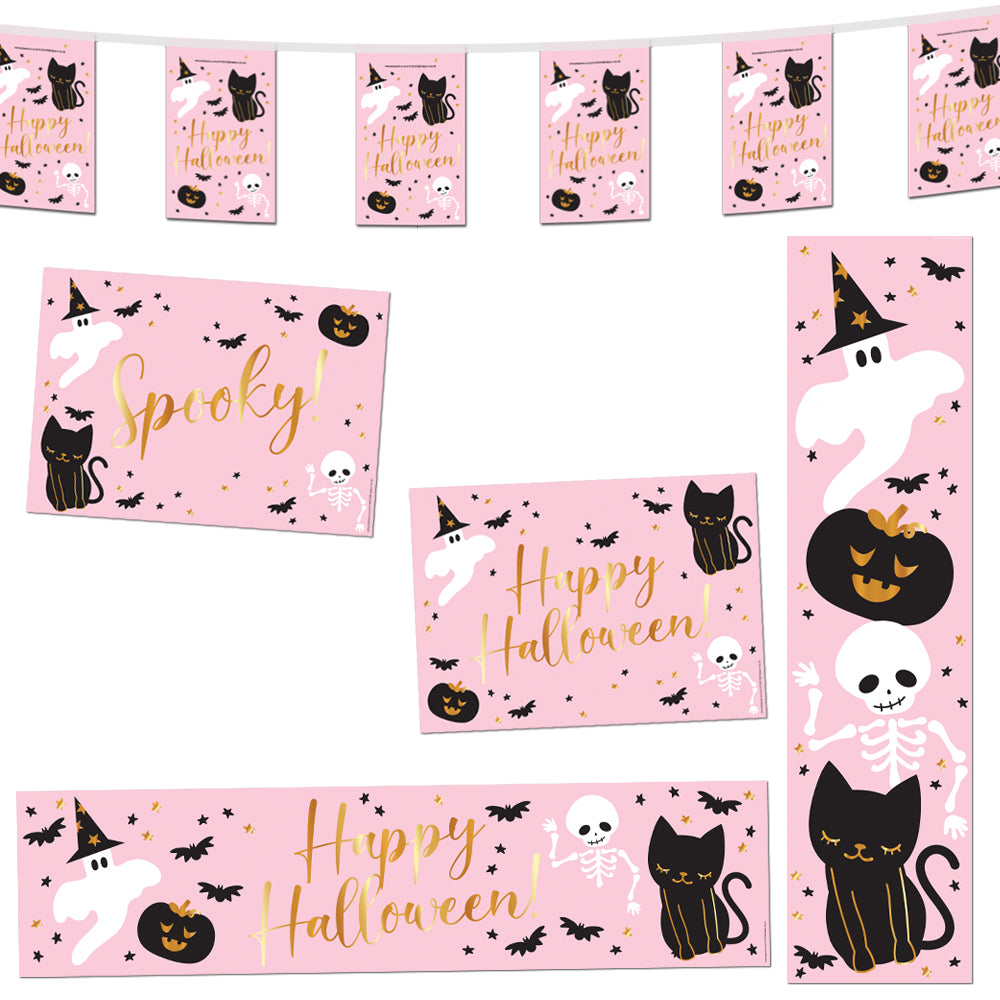 Happy Halloween Witch & Pumpkin Decoration Pack | Party Packs