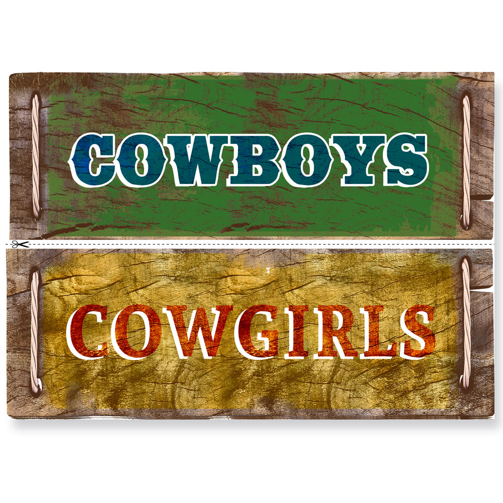 Cowboy Bathroom Signs Quirky Bathroom Decor: 'Take A Bath, You Dirty