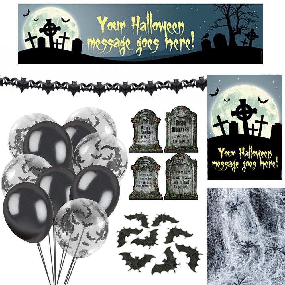 Personalised Halloween Decoration Party Pack – Party Packs