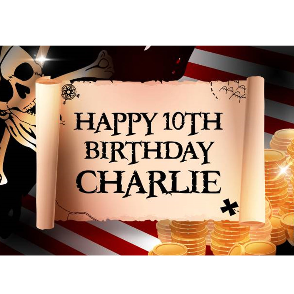 Personalised Pirates Poster - A3 – Party Packs