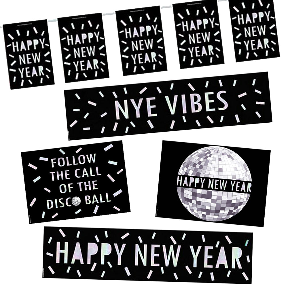 New Year Disco Decoration Pack – Party Packs