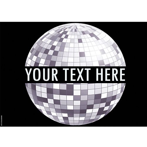 New Year Disco Personalised Poster - A3 – Party Packs