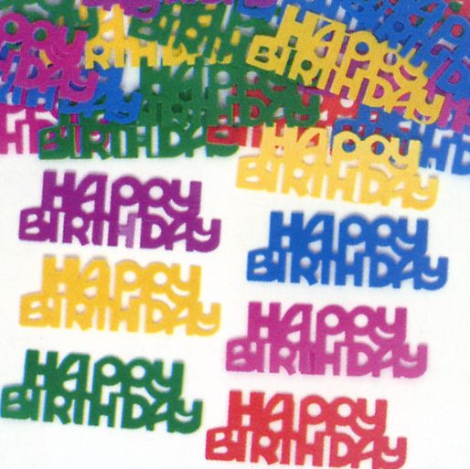Happy Birthday Confetti -14g – Party Packs