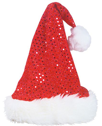 Sequin santa hat store