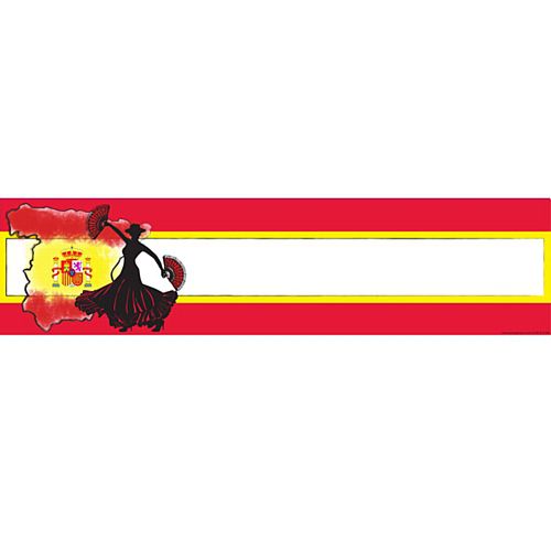 Spanish Themed Banner - 120 x 30cm – Party Packs