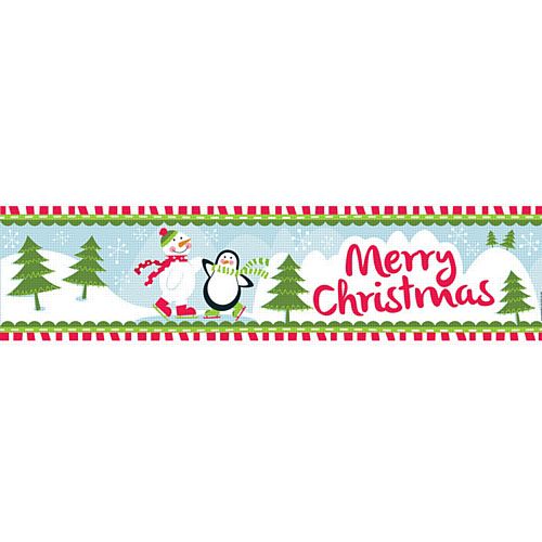 Christmas Winter Wonderland 'Merry Christmas' Banner - 1.2m – Party Packs