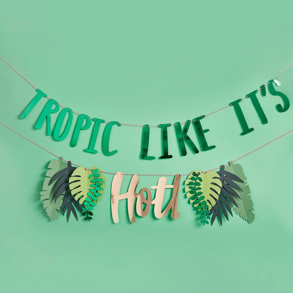 Tropic Like It's Hot Banner - 2m – Party Packs