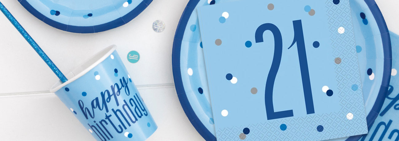 Themed 21st Birthday Party Supplies & Decorations UK - Party Packs