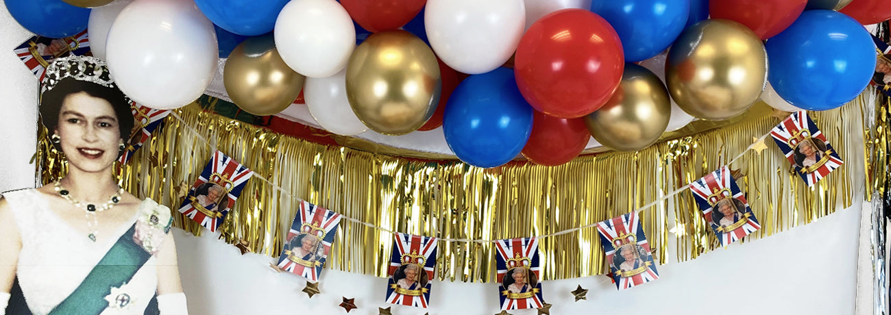 Her Majesty Queen Elizabeth II - Commemorative Decorations – Party Packs