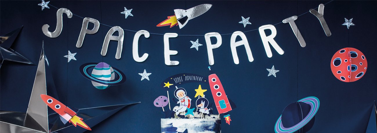 Space Party Supplies | Galaxy Decorations, Balloons & Tableware | Party ...
