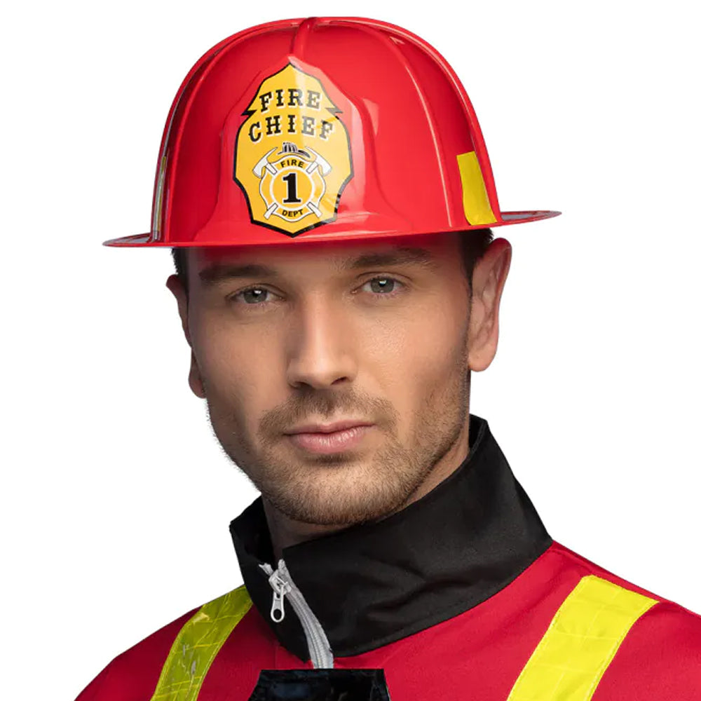 Fire Chief Red Firefighter Helmet - Hats | Party Packs