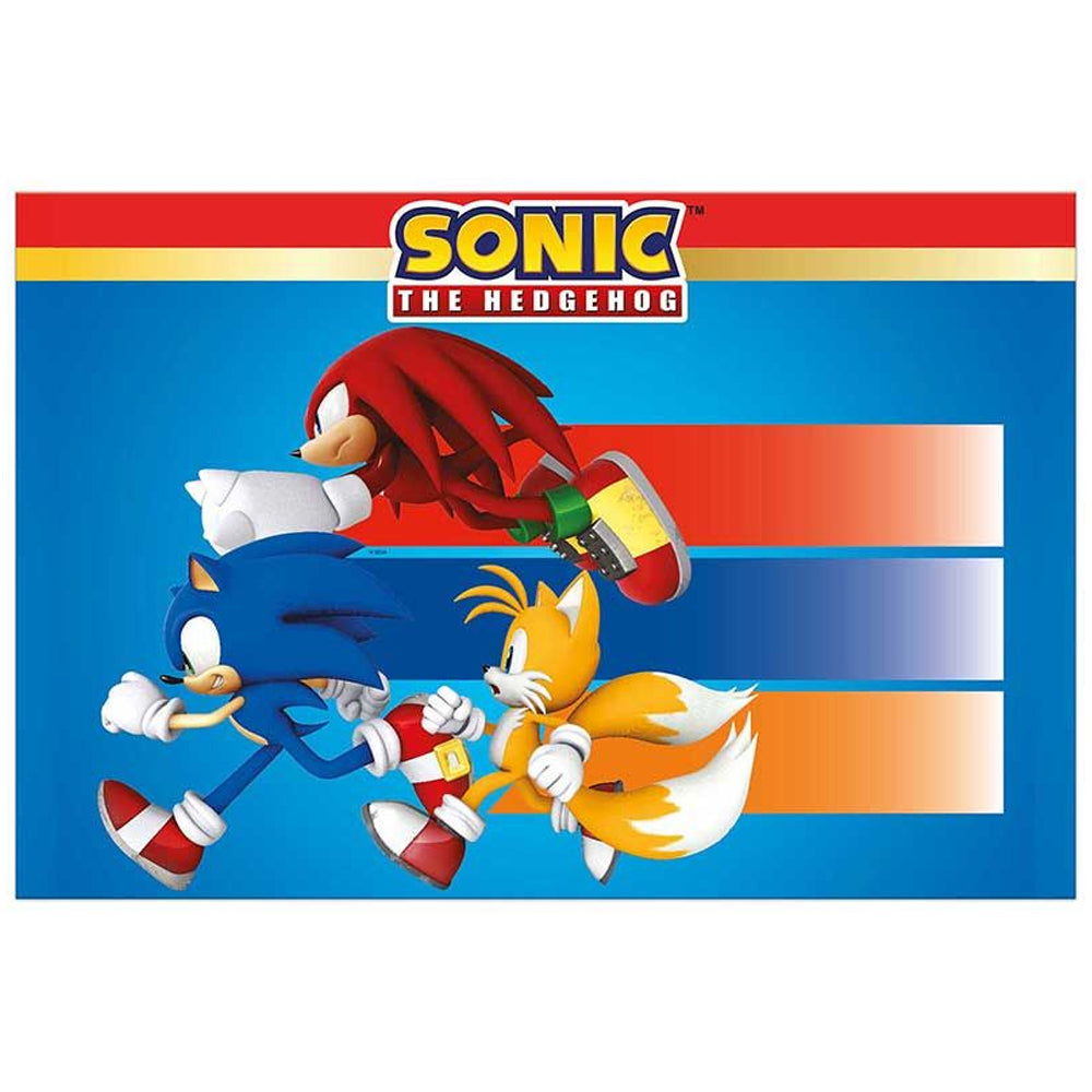 Sonic The Hedgehog Tablecover - 120cm x 180cm – Party Packs