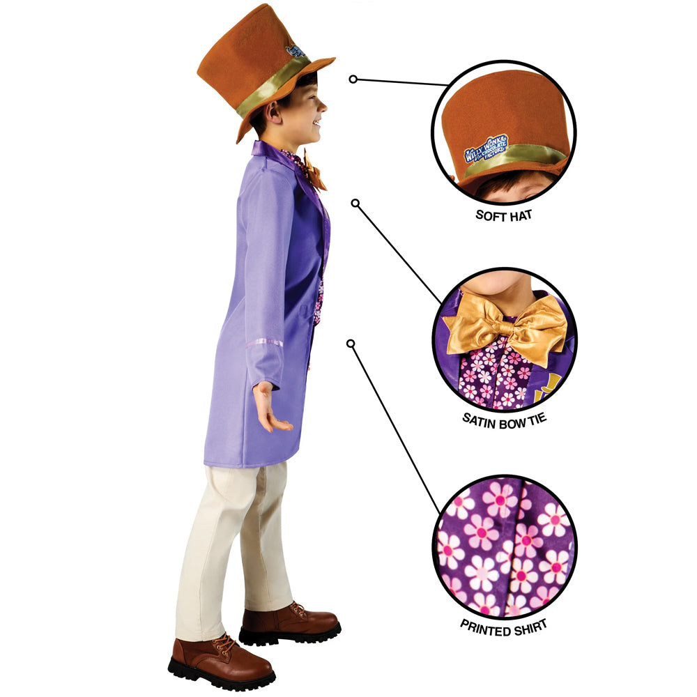Kid's Willy Wonka Costume - World Book Day | Party Packs