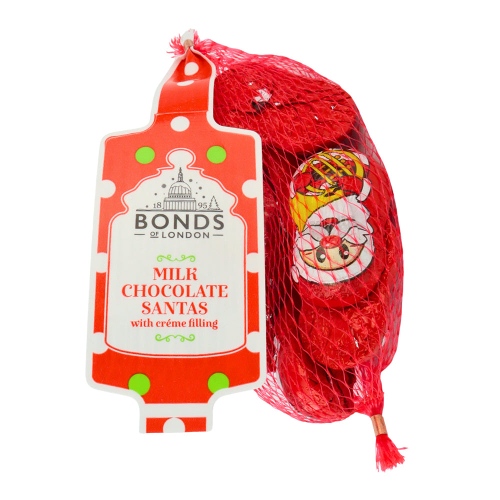 Net of Milk Chocolate Santas - 80g – Party Packs