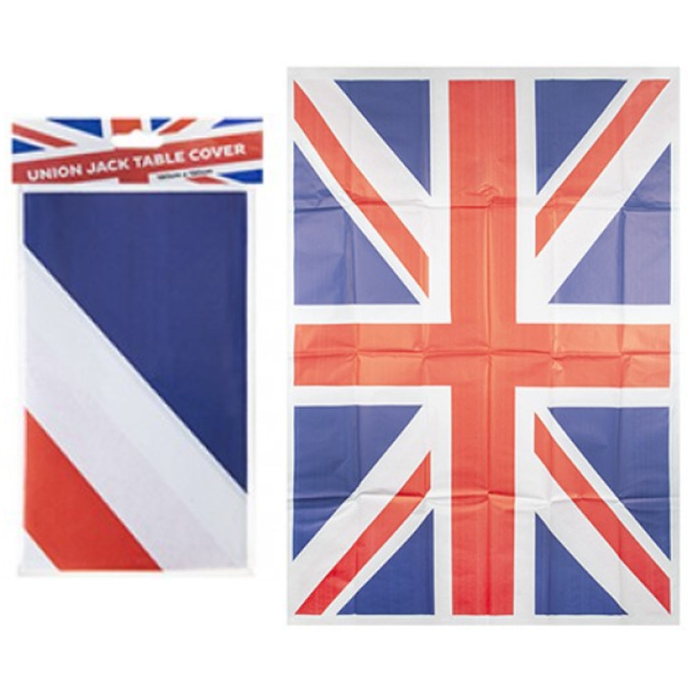 Budget Union Jack Flag Paper Tablecloth - 1.8m – Party Packs