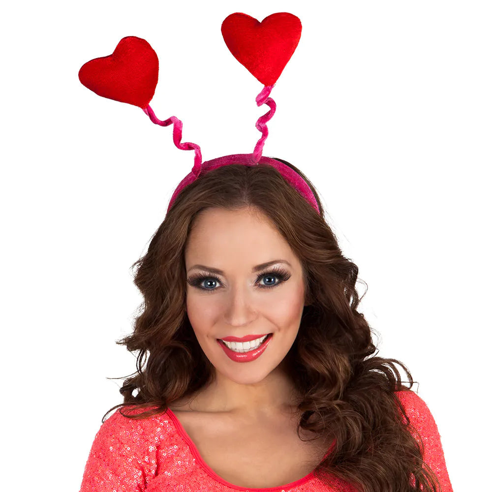 Red Heart Head Boppers - Costume Accessories | Party Packs