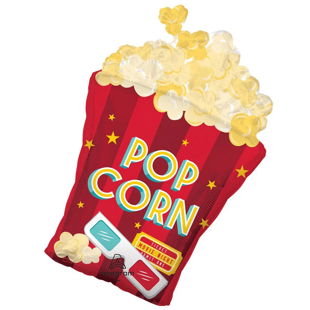 Popcorn Foil Balloon - 29" – Party Packs