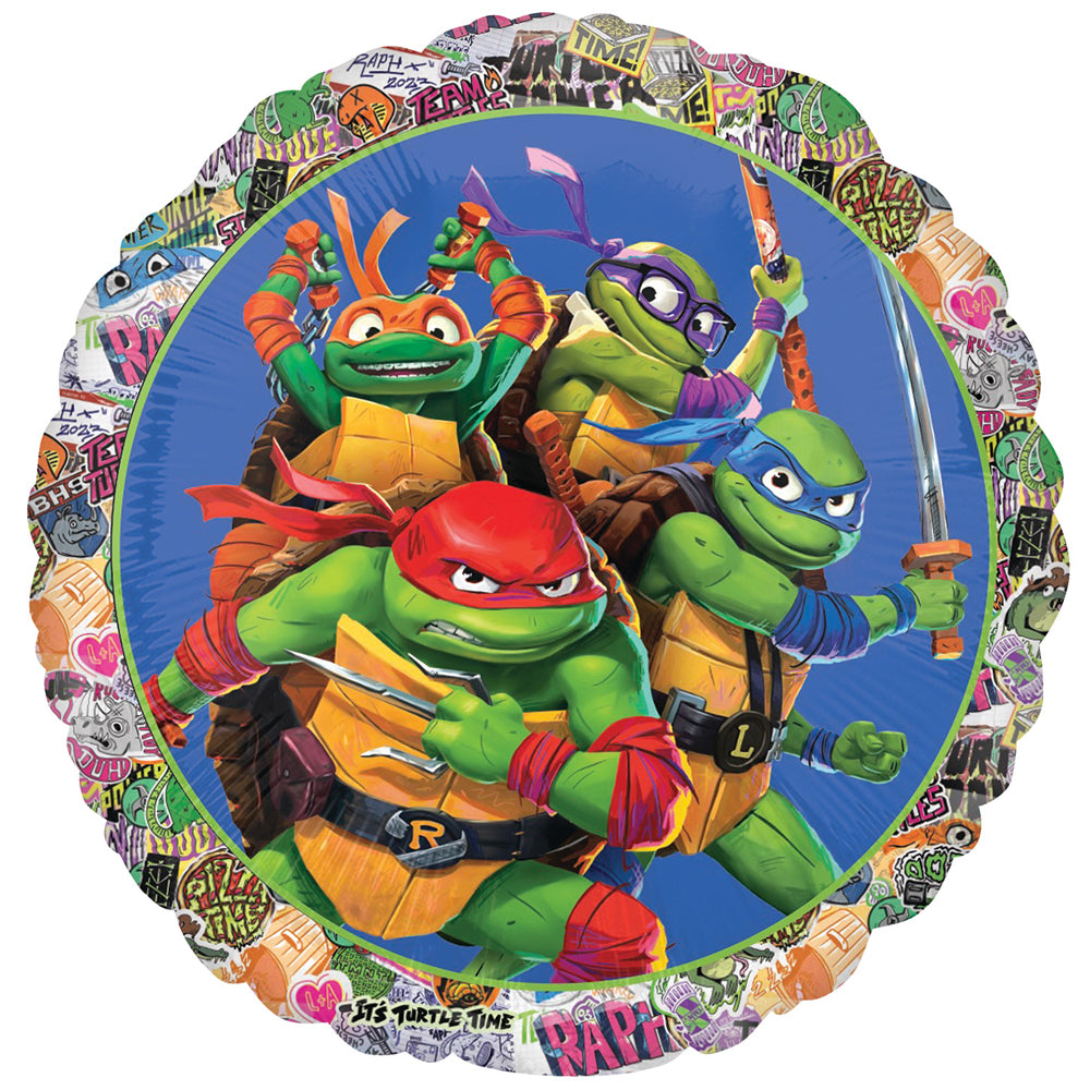 Teenage Mutant Ninja Turtles Round Foil Balloon - 18" – Party Packs