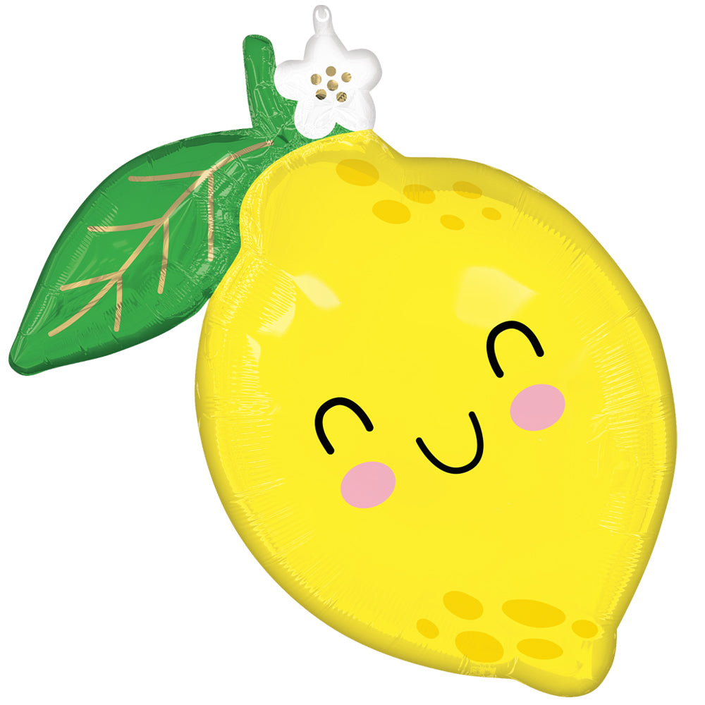 Lemon Foil Balloon - 25" – Party Packs