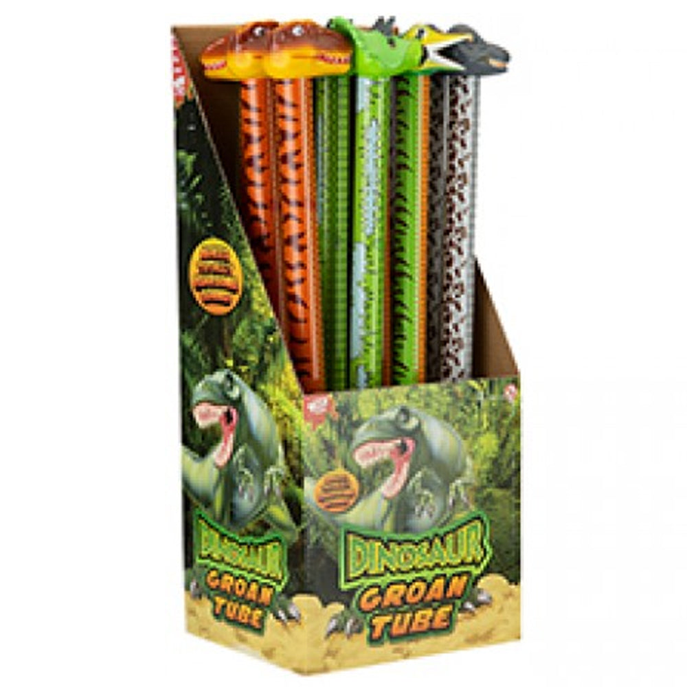 Dinosaur Groan Noise Tube - 43cm Prehistoric Sound Toy - 4 Designs ...