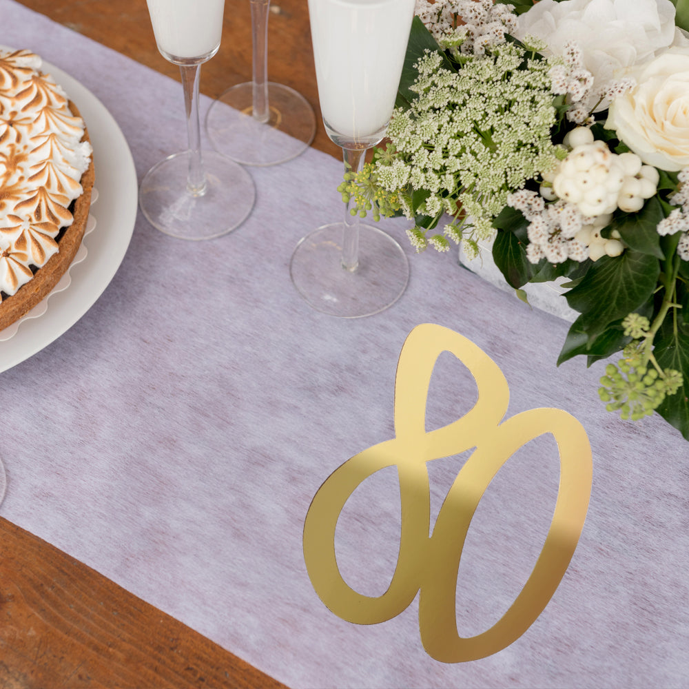 Large Gold Metallic Number 80 Confetti Cutouts - 20cm x 18cm - Pack of ...