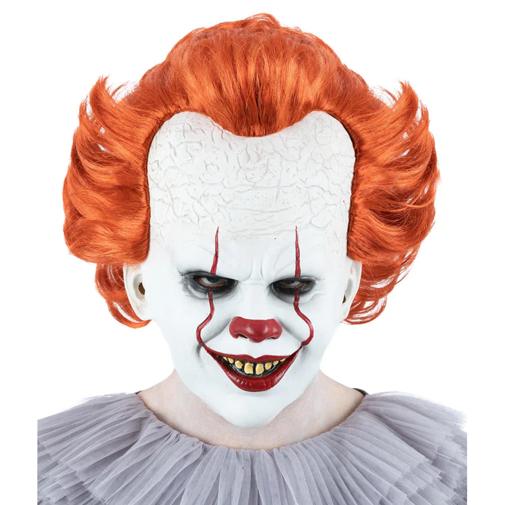 IT Chapter Two Pennywise Latex Mask - Stephen King Horror Halloween ...