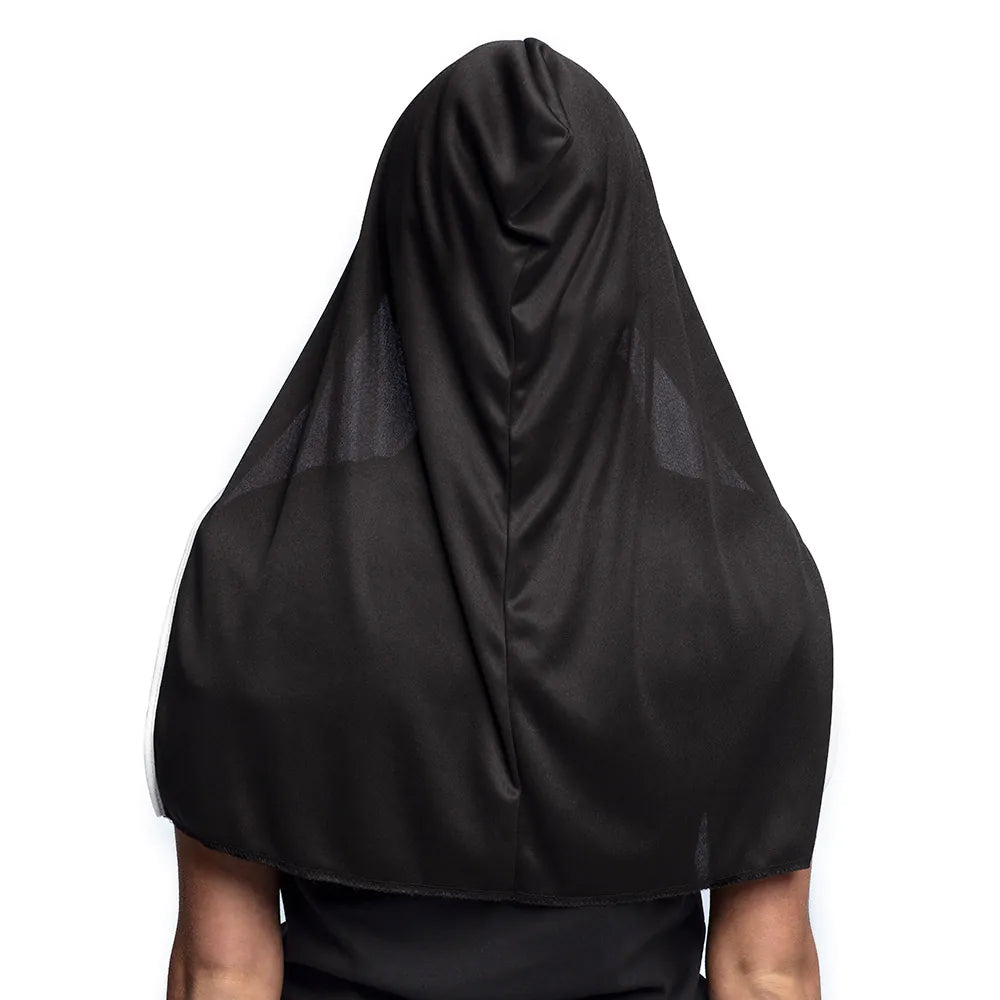 Scary Screaming Nun Latex Halloween Mask - Horror Movie Costume | Party ...