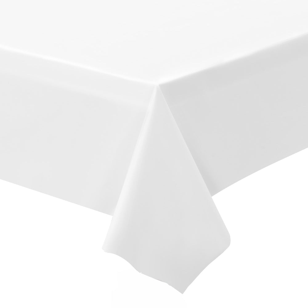 White Paper Tablecloth - 2.74m x 1.37m | Party Packs
