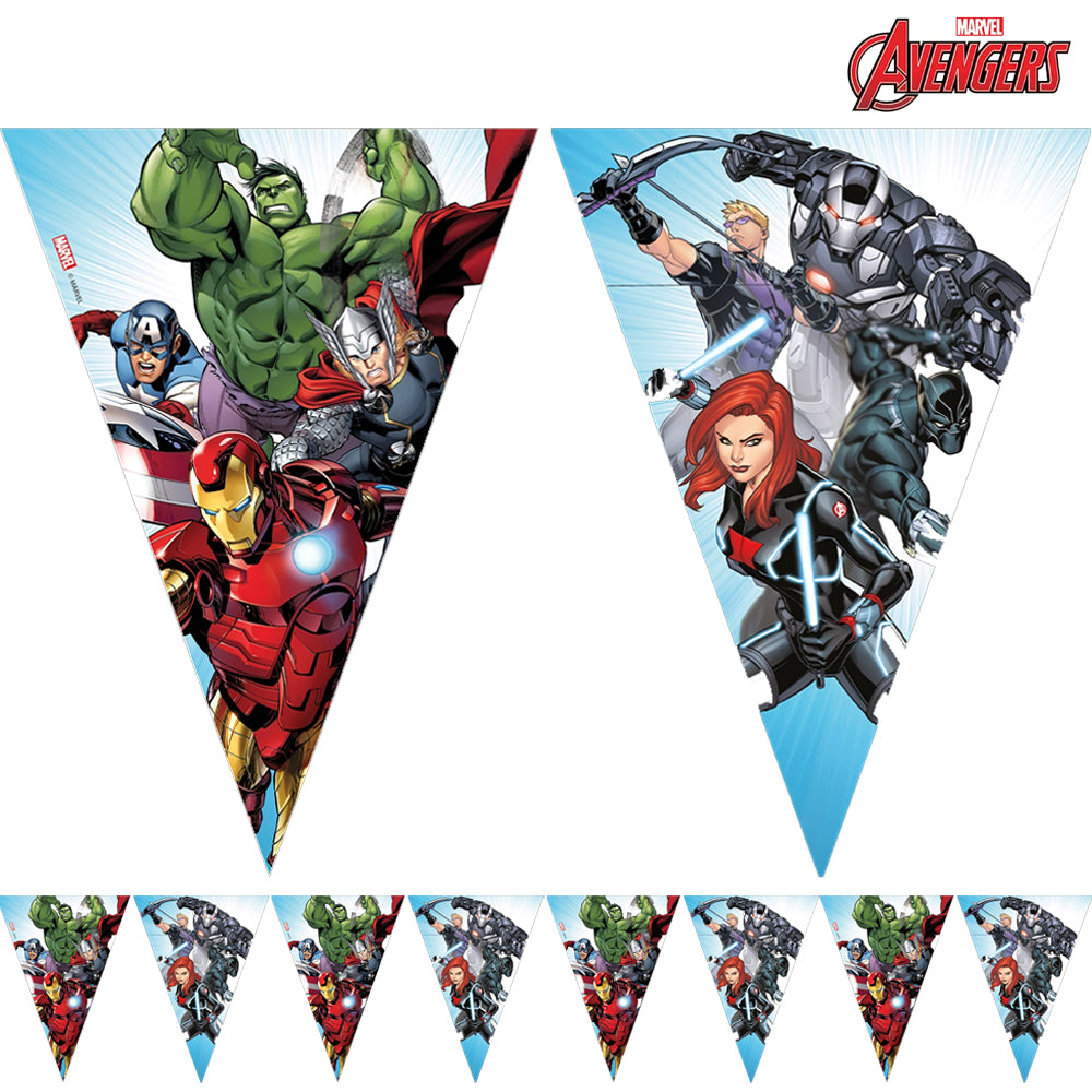 Avengers Infinity Stones Triangle Flag Bunting | Marvel Tableware ...