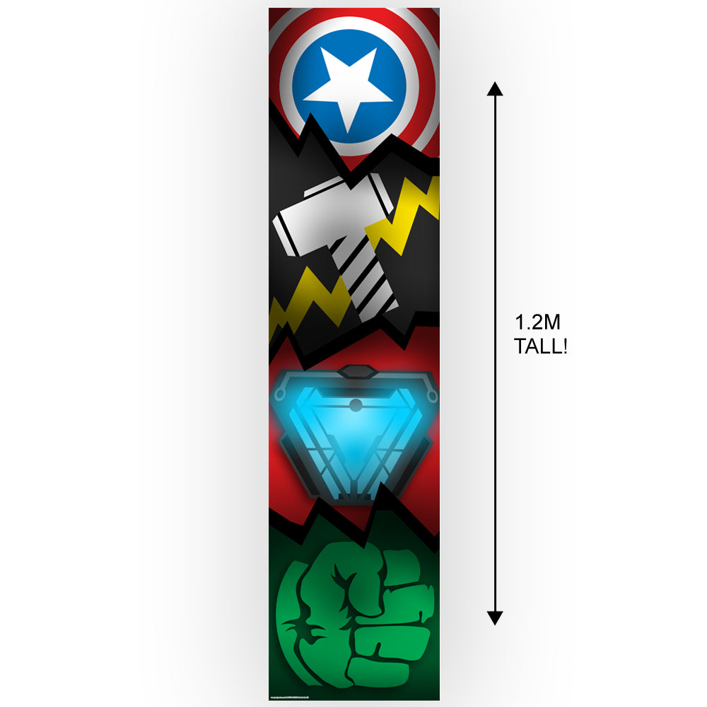 Superheroes Assemble Portrait Wall & Door Banner Decoration – Party Packs