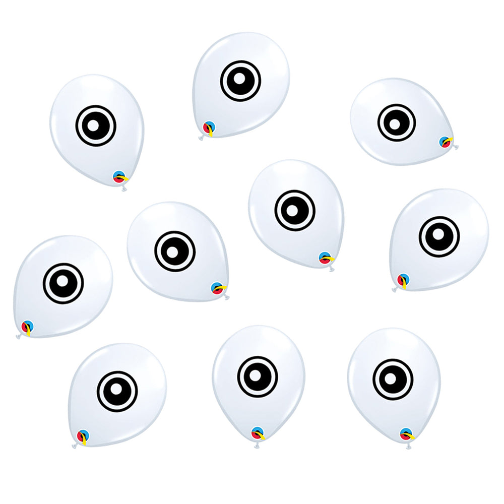 Eyeball Mini Latex Balloons - 5" - Pack of 10 | Party Packs