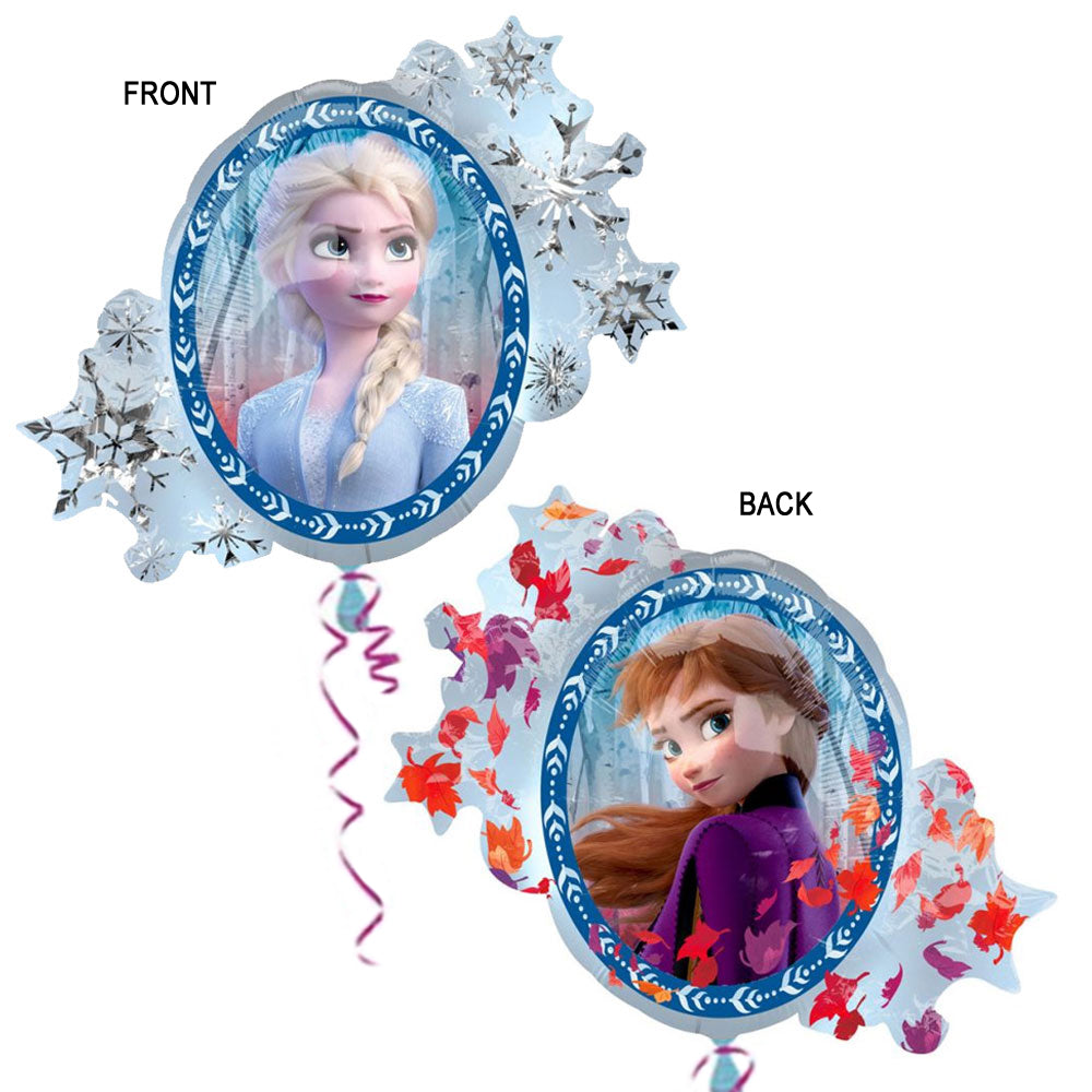 Disney Frozen Anna & Elsa Double-Sided Supershape Foil Balloon - 31 ...