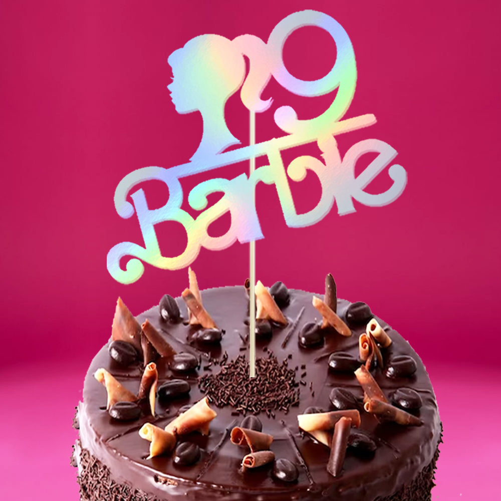 Barbie Personalised Cake Topper - Barbie Decorations | Party Packs